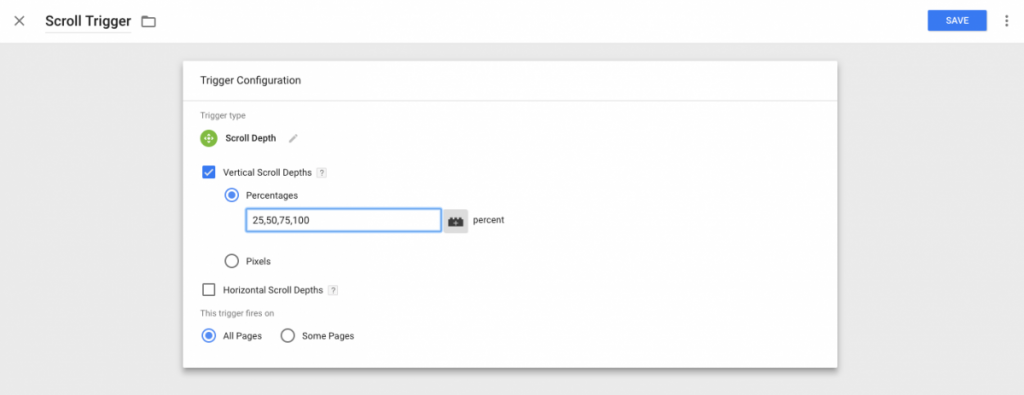 Simple scroll tracking in Google Tag Manager | Amazee Metrics